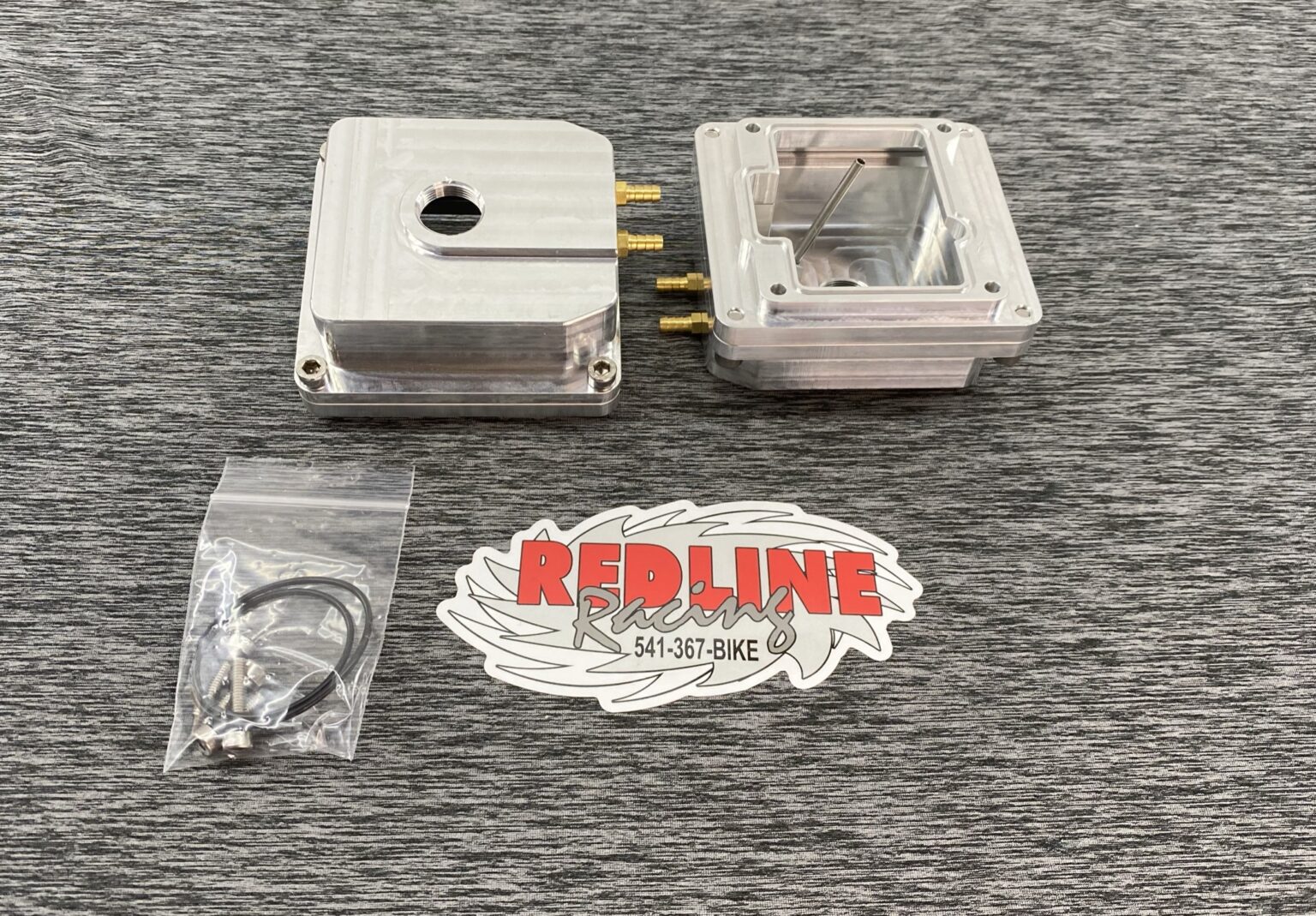 Billet Oversized Yamaha Banshee Float Bowls - Redline Racing